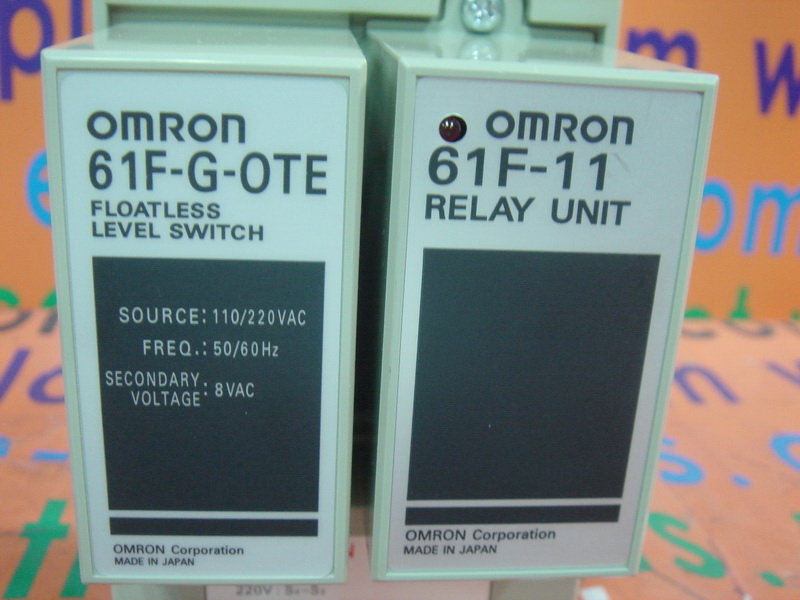 OMRON 61F-G-OTE w/ 61F-11 - 裕益科技自動化設備可程式編碼器PLC分散式控制系統DCS